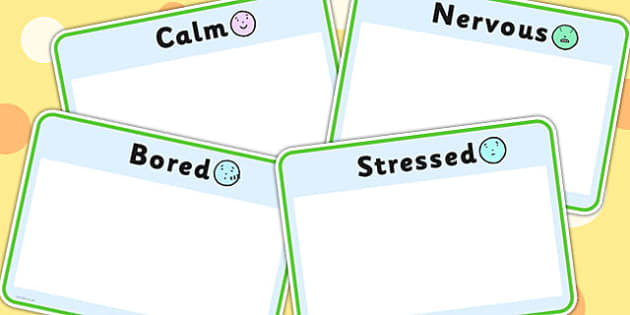 Emotion Description Cards (teacher made) - Twinkl