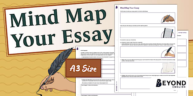 Mind Map Your Essay A3 Size