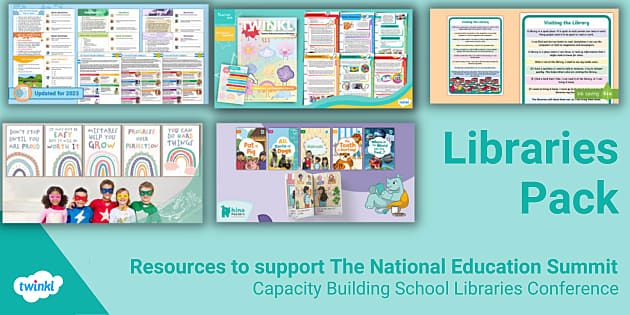 Twinkl x National Education Summit - Libraries Resource Pack