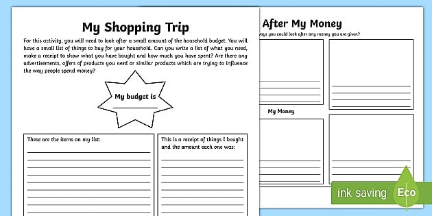 FREE! - PSHE and Citizenship LKS2 Money Matters Home Learning Tasks