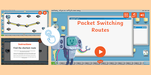 Packet Switching Routes Game | Twinkl Go! (Teacher-Made)