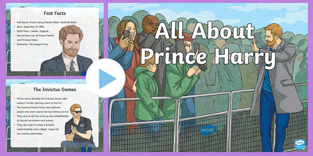 All About Prince Harry PowerPoint (teacher made)