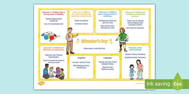 Educator's Day Topic Planner (teacher made) - Twinkl
