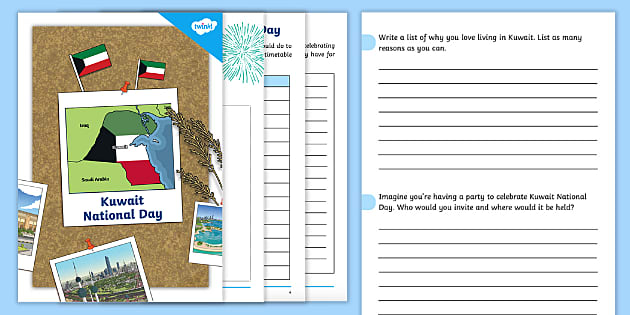 Kuwait National Day Activity Booklet (teacher made) - Twinkl