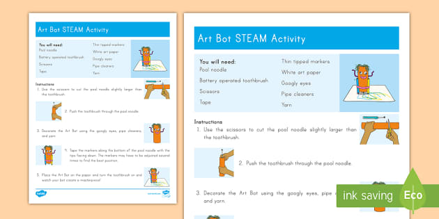 Art Bot STEAM Activity (teacher made) - Twinkl