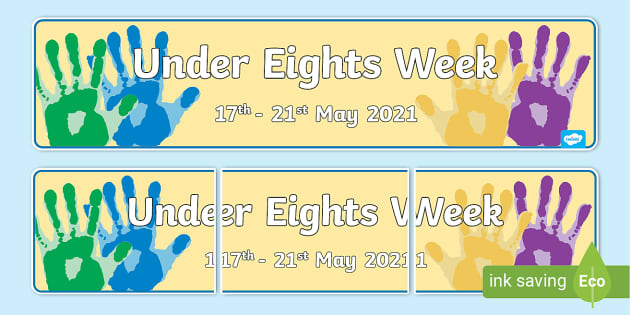 Under Eights Week Display Banner-Australia (teacher made)