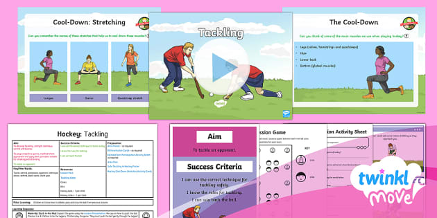 Year 4 PE Hockey Tackling Lesson | Save time planning