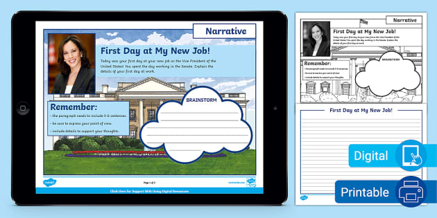 Eighth Grade Paragraph of the Week Narrative Activity Sheet