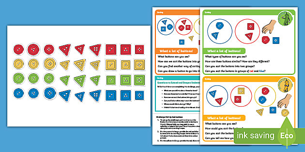 👉 Sorting Chilli Challenges: A Box of Buttons - Twinkl