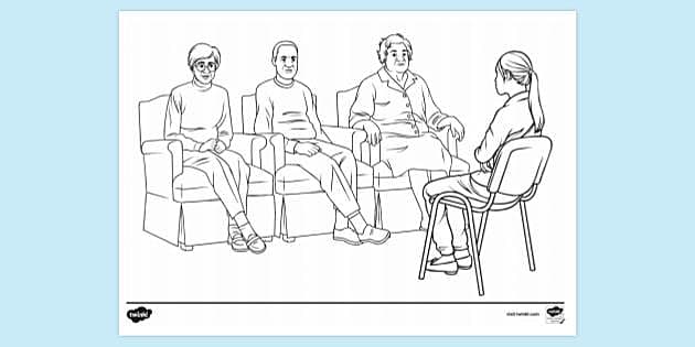 FREE! - Resident Meeting Colouring Sheet | Colouring Sheets