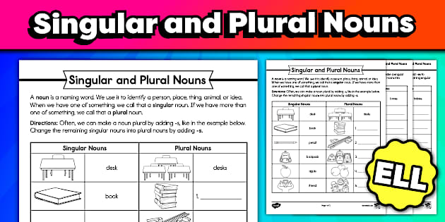 singular noun examples