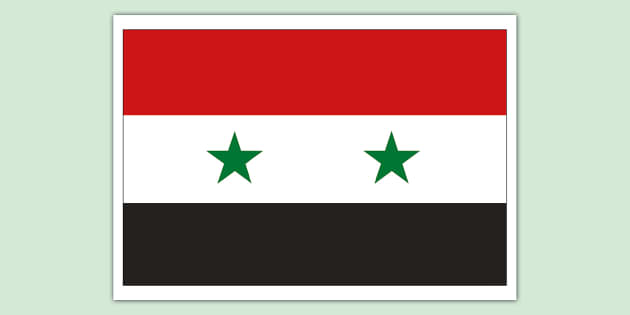 Syria Flag Display Poster | Primary Resources | Twinkl