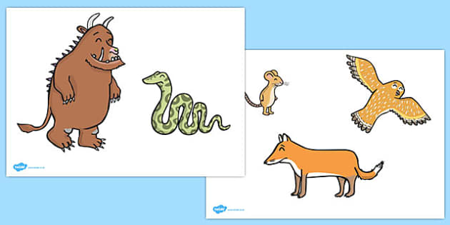 The Gruffalo Stick Puppets - The Gruffalo, resources, mouse