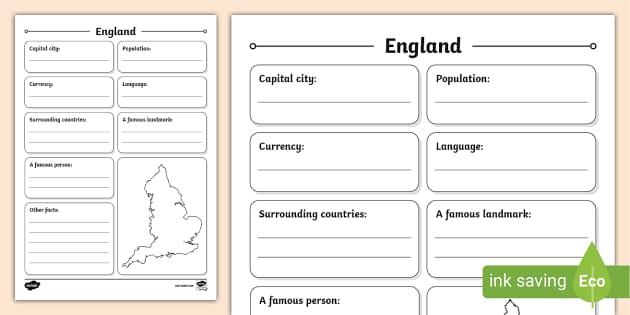 England Fact File Template (creat de profesori)