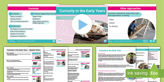 Curiosity in the Early Years PowerPoint | CPD | Twinkl