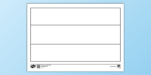 Germany A4 Colouring Flag (teacher made) - Twinkl