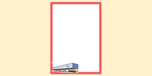 FREE! - Supermarket Page Border | Page Borders | Twinkl