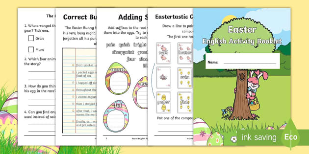 Easter Literacy Activities Booklet | Year 2 | Twinkl