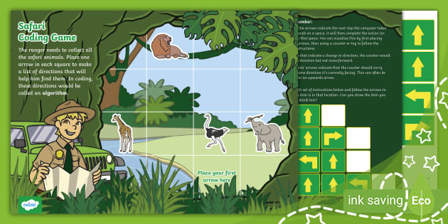 Safari Coding Game (teacher made)
