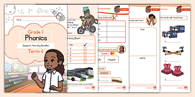 Grade 1 Term 4 Phonics Support Activity Booklet (CAPS Aligned)