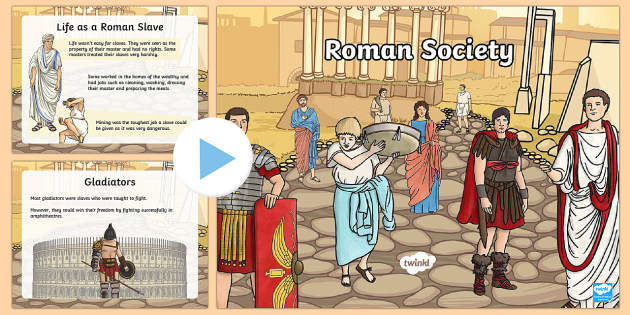 Roman Society Information PowerPoint PowerPoint KS2