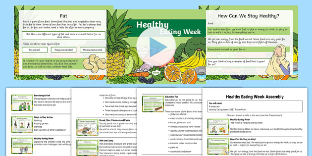 Healthy Eating Assembly Pack (teacher made) - Twinkl