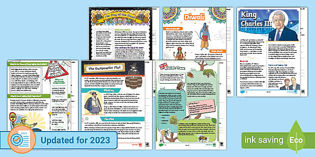 UKS2 November Differentiated Reading Comprehension Pack