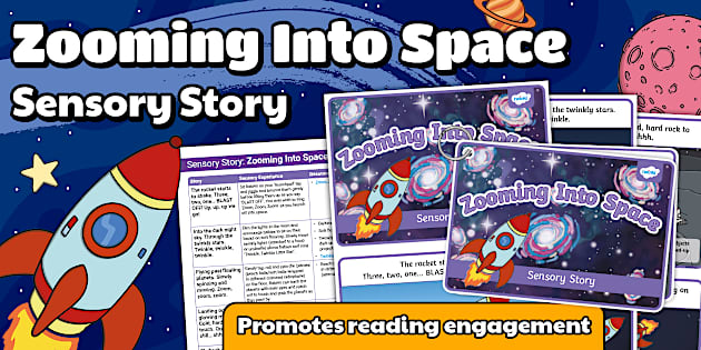 Zooming Into Space Sensory Story