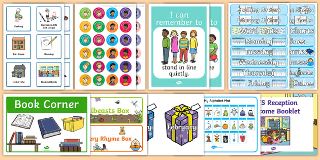 EYFS Classroom Set Up Pack for NQTs - EYFS New Class Activities