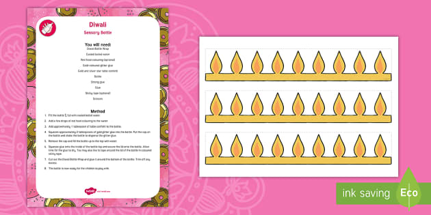 Diwali Sensory Bottle (Teacher-Made)