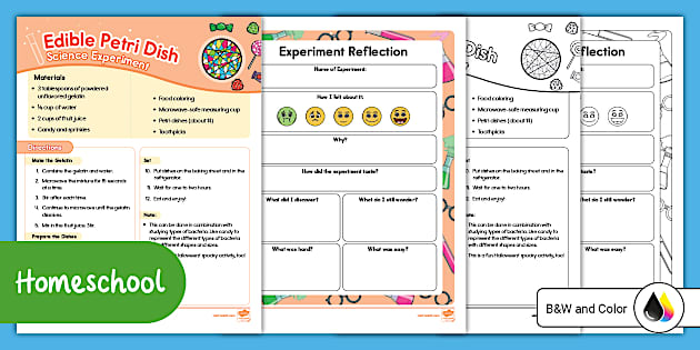 Edible Petri Dish Science Experiment for Kids (teacher made)