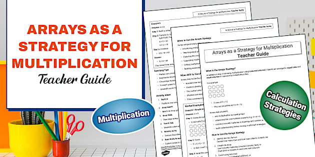 Arrays as a Strategy for Multiplication Teacher Guide