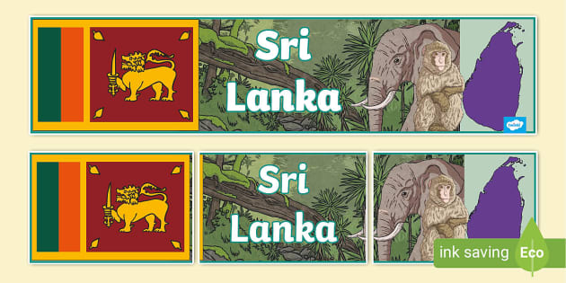 Sri Lanka Display Banner - KS2 (teacher made) - Twinkl