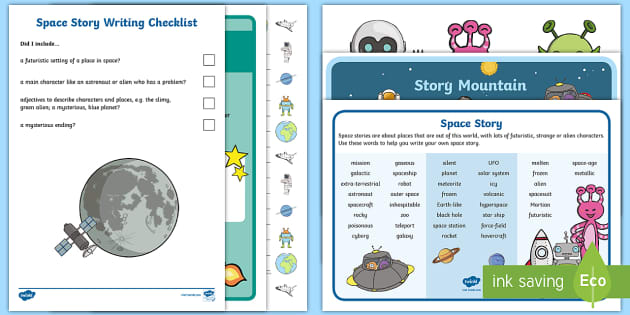 KS1 Space Story Writing Resource Pack (teacher made)