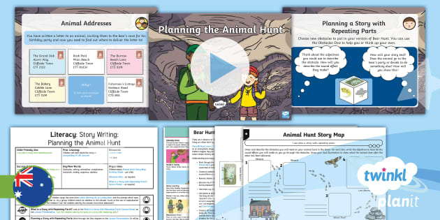 PlanIt English Year 1 Explorers: Bear Hunt: Story Writing (4) Lesson ...