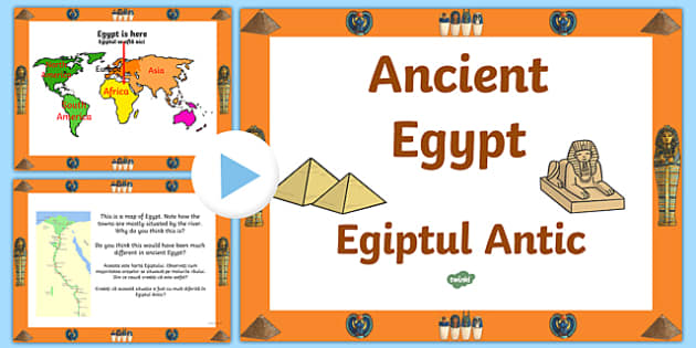 Ancient Egypt Powerpoint Romanian Translation (teacher made)