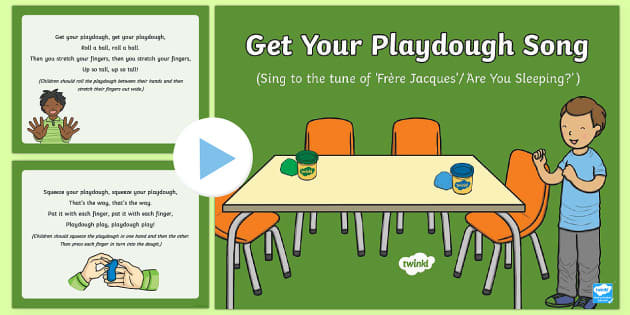 Get Your Playdough Song PowerPoint (teacher made) - Twinkl