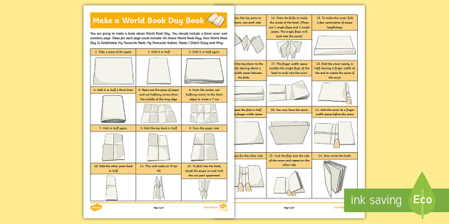 KS2 World Book Day Design a Book Craft (teacher made)