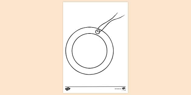 Circular Price Tag Colouring | Colouring Sheets - Twinkl