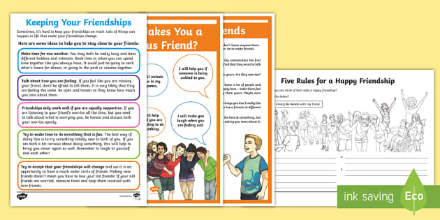 Friendship Resource Pack | Teaching Resource - Twinkl