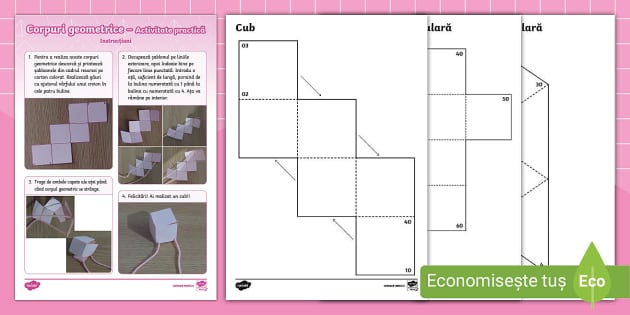 Corpuri geometrice – Activitate practică - Twinkl