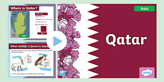 KS1 Qatar PowerPoint - Geography (teacher made) - Twinkl