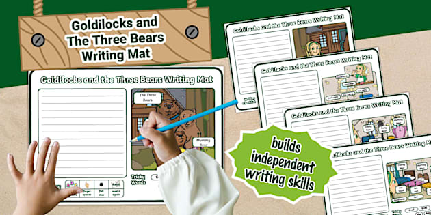 Traditional Tales Writing Mat - Twinkl