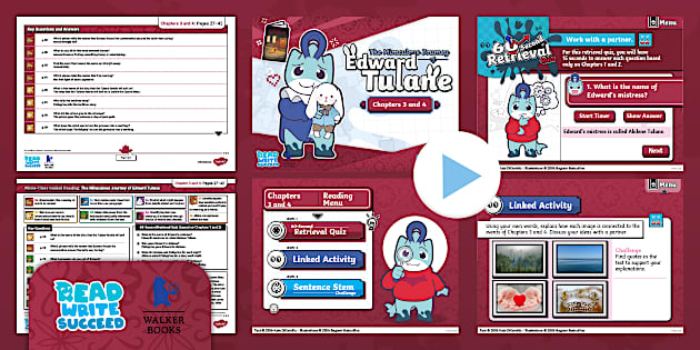 FREE! - The Miraculous Journey of Edward Tulane Whole-Class Guided Reading