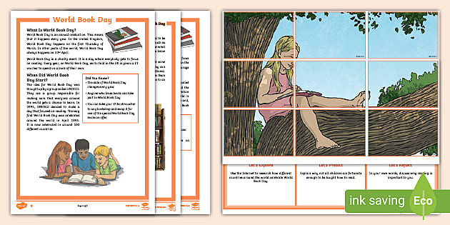 FREE! - World Book Day Reflective Reading Comprehension Activity