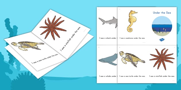 Under the Sea Early Emergent Reader (teacher made)
