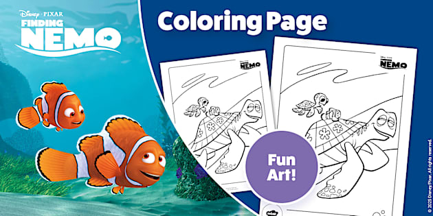 coloring book nemo