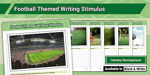 Football-Themed Writing Frames