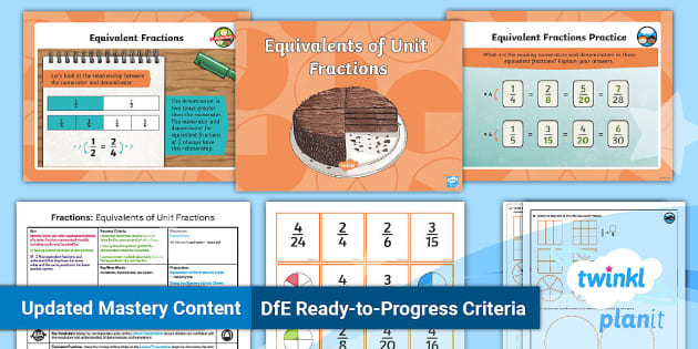 Y5 Equivalents Of Unit Fractions PlanIt Maths Lesson 1 y5-equivalents-of-unit-fractions-planit-maths-lesson-1
