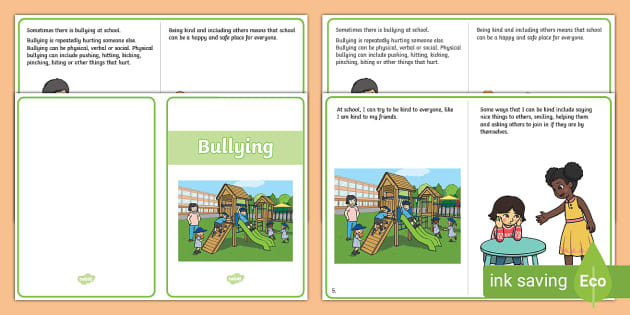 Social Situation: Bullying Editable Booklet (NZ) - Twinkl